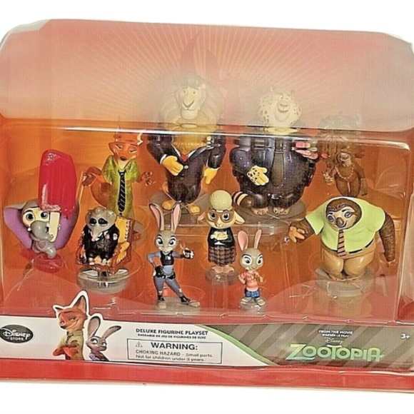 Disney | Toys | Disney Store Exclusive Zootopia Deluxe Figurines | Poshmark